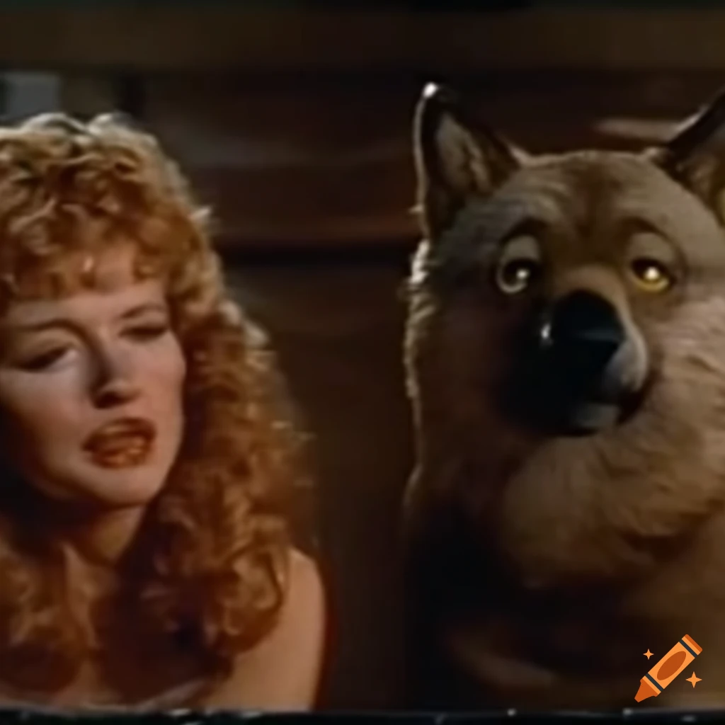 VHS cover of 'Wolf vs Parrot' movie on Craiyon