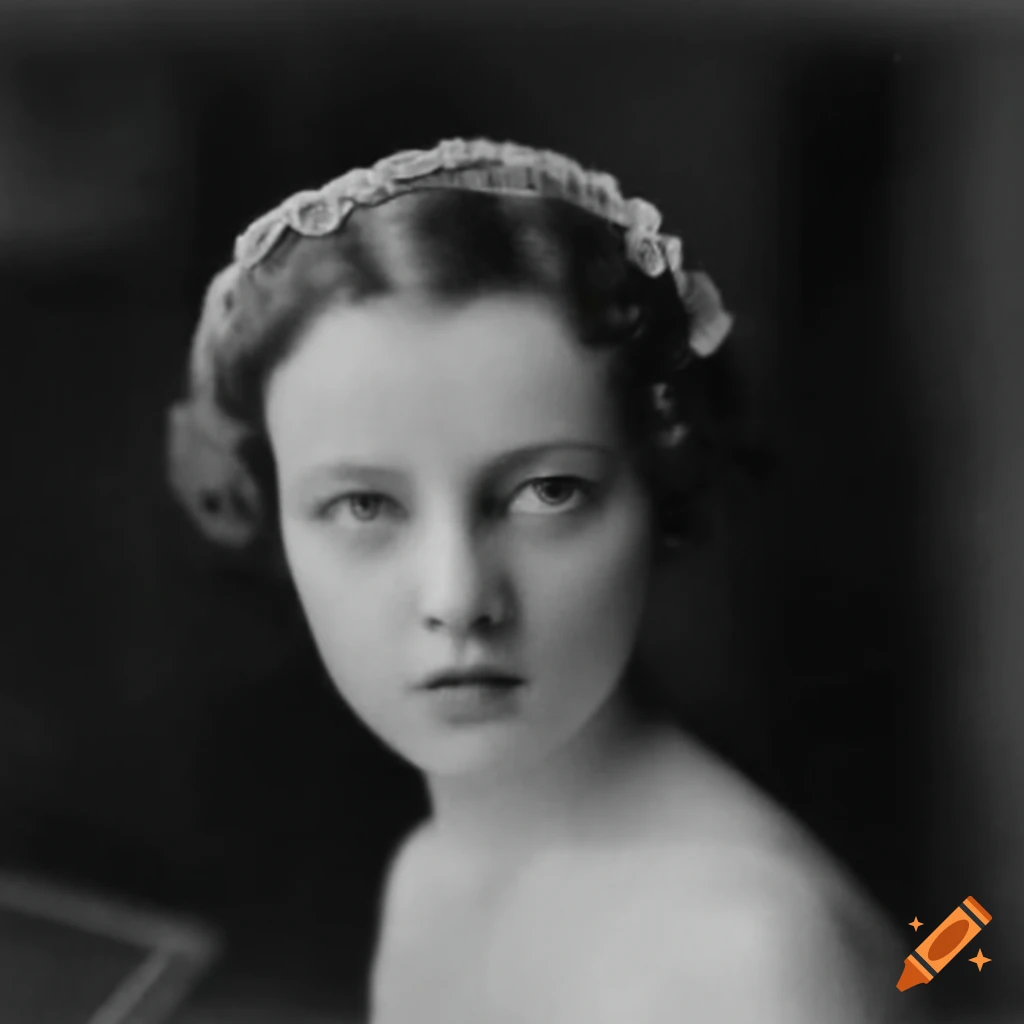 Vintage-inspired e-girl from the 1930s