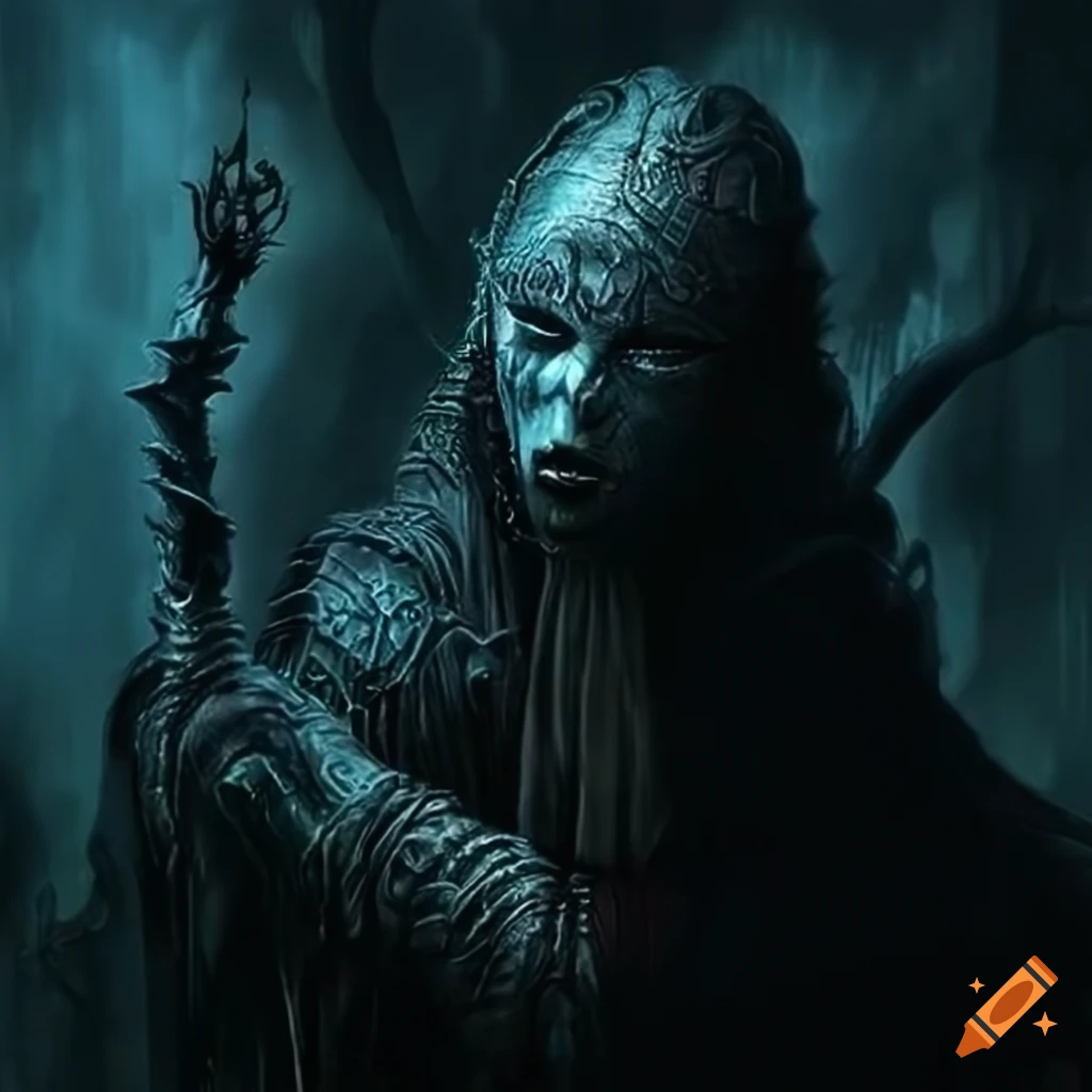 Dark fantasy artwork on Craiyon