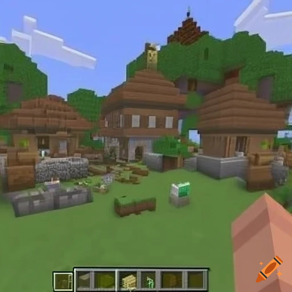 Minecraft community contribute logo on Craiyon