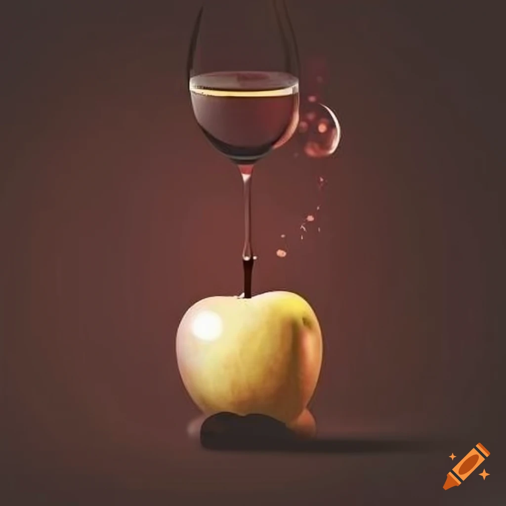 Rustic logo design for crab apple wine label