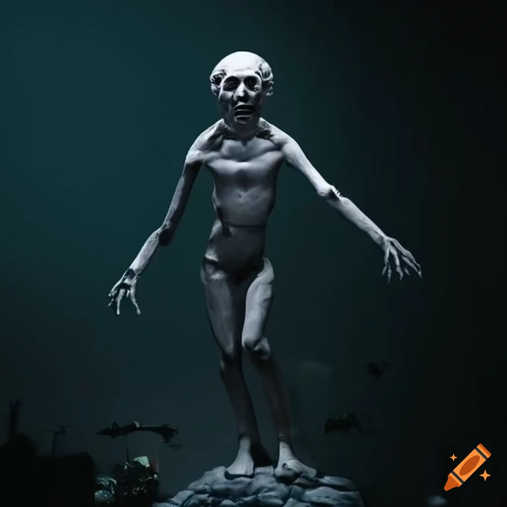 Evil dwarf alien-pygmy in a shiny space-suit on Craiyon