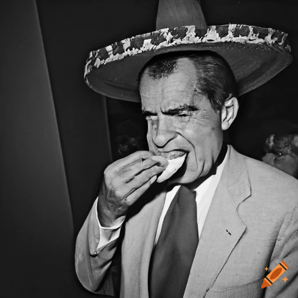 Rat and richard nixon combined drawing on Craiyon