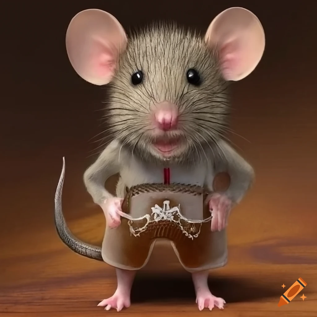 Leather mouse costume