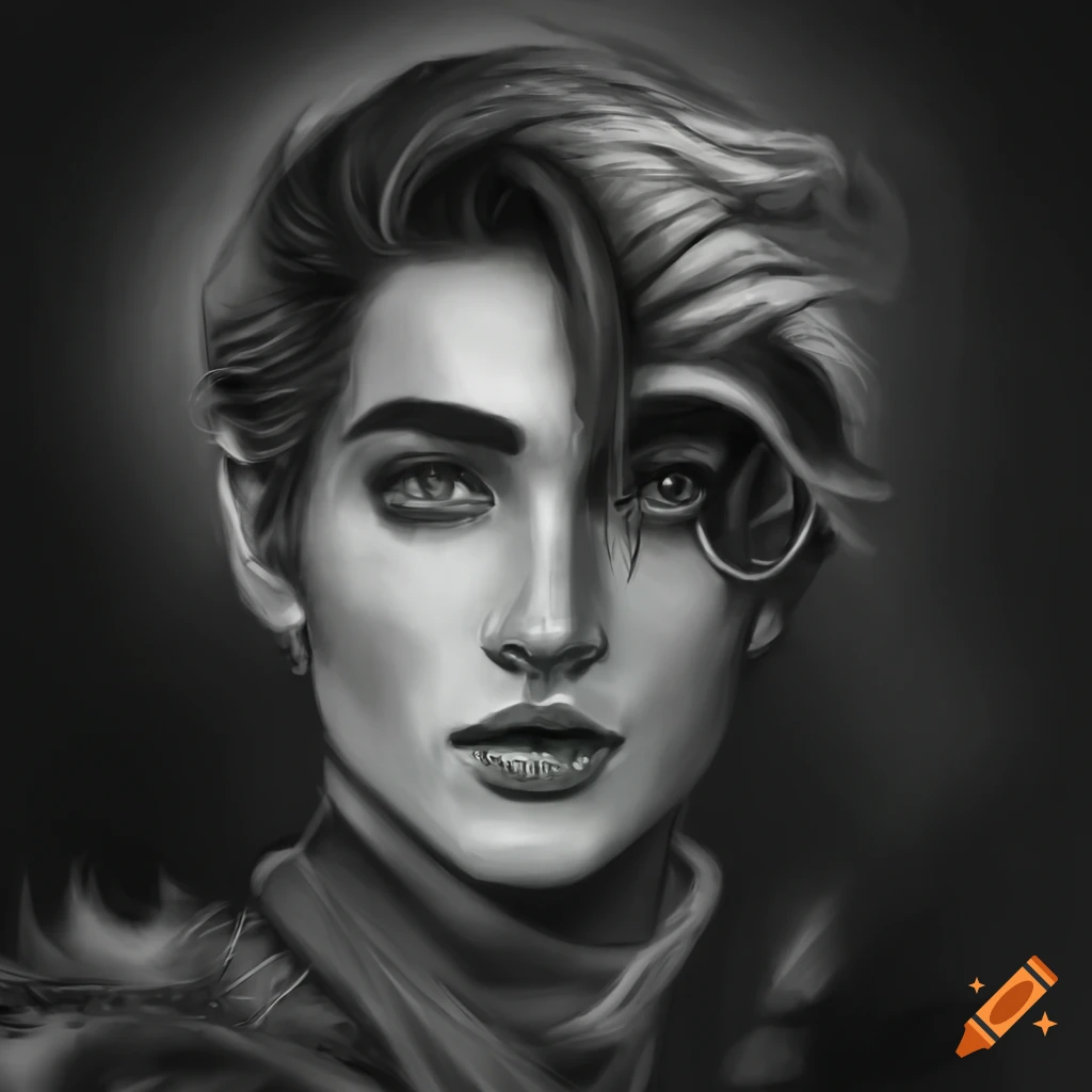 Digital art portrait of cardan greenbriar