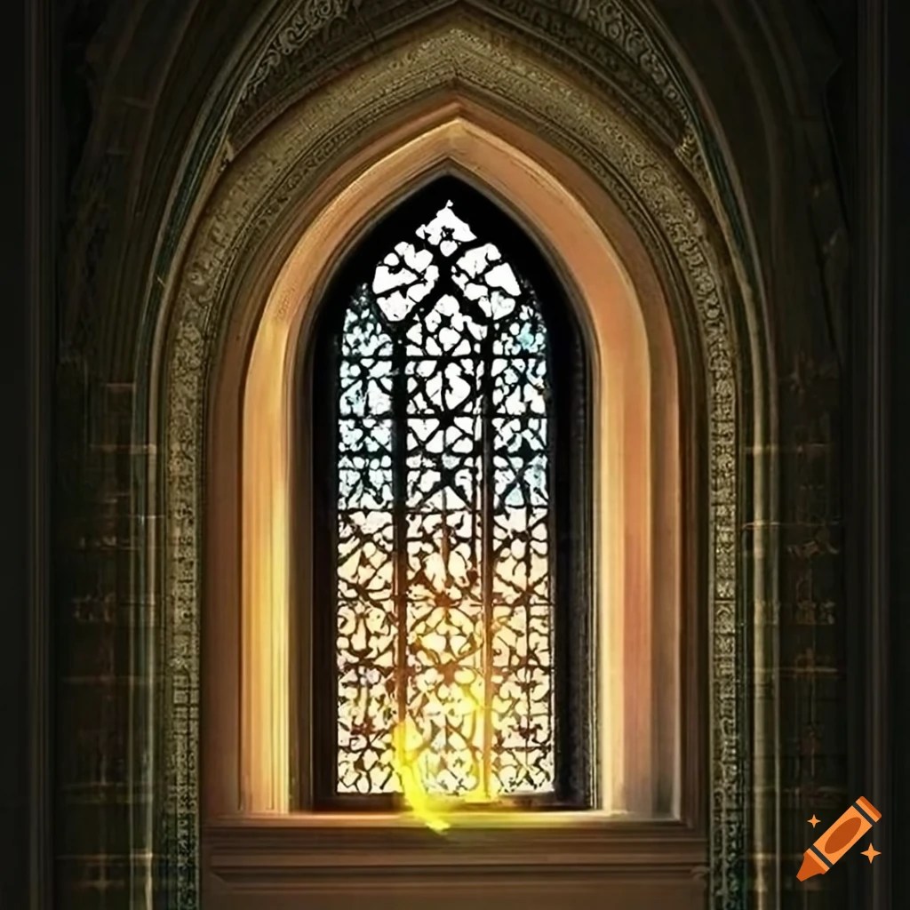 High resolution gothic-inspired islamic art