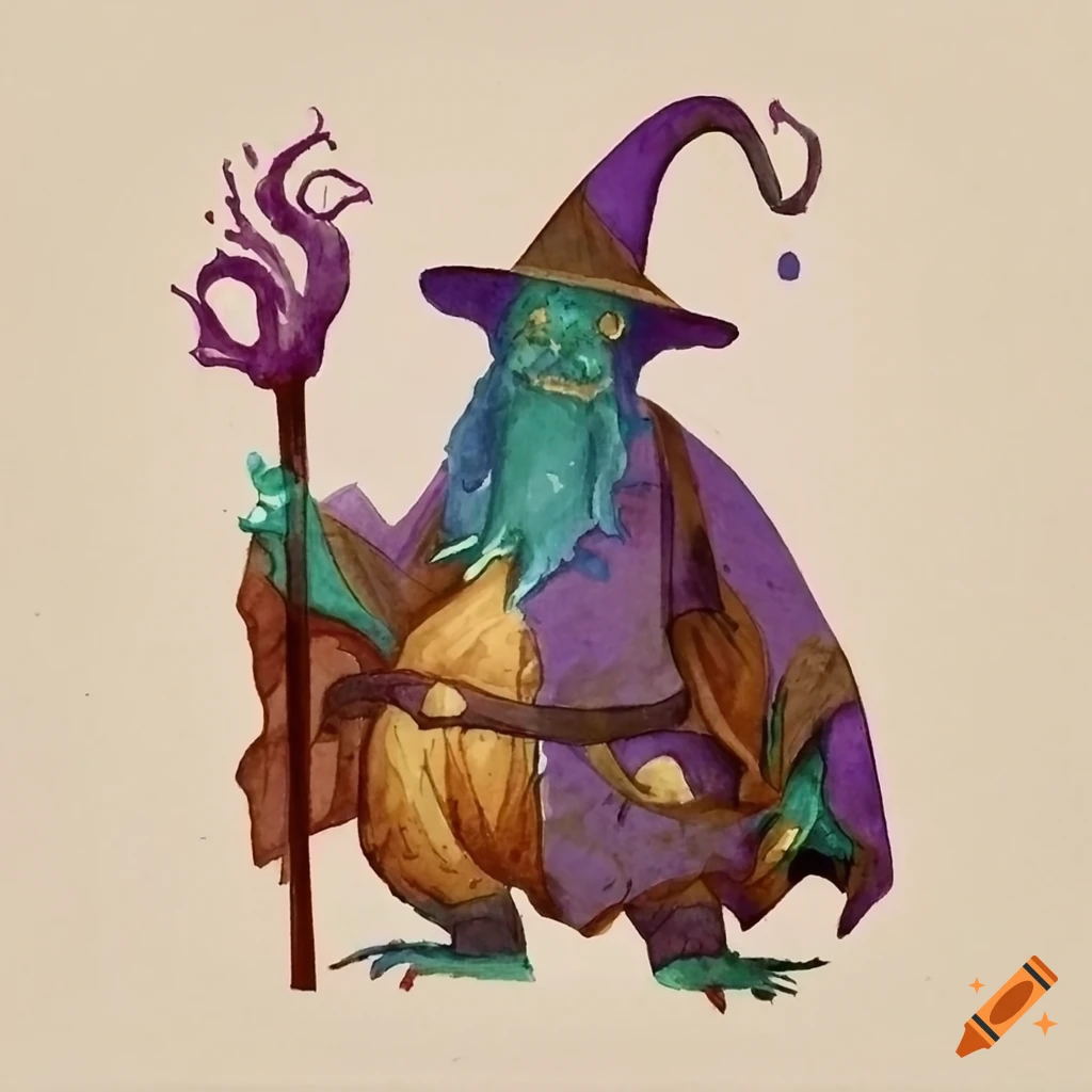 Masculine monster playing flute in fantasy world on Craiyon