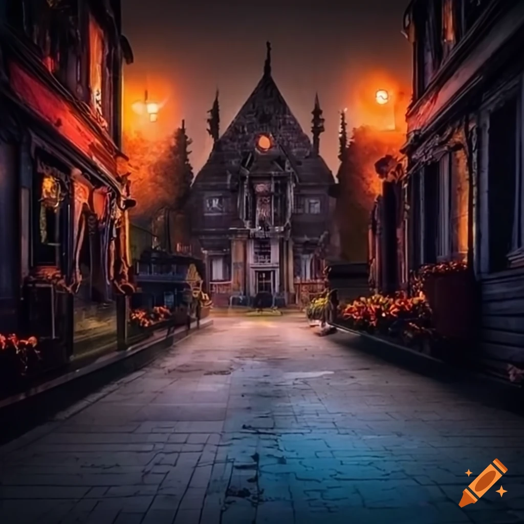 Spooky halloween image
