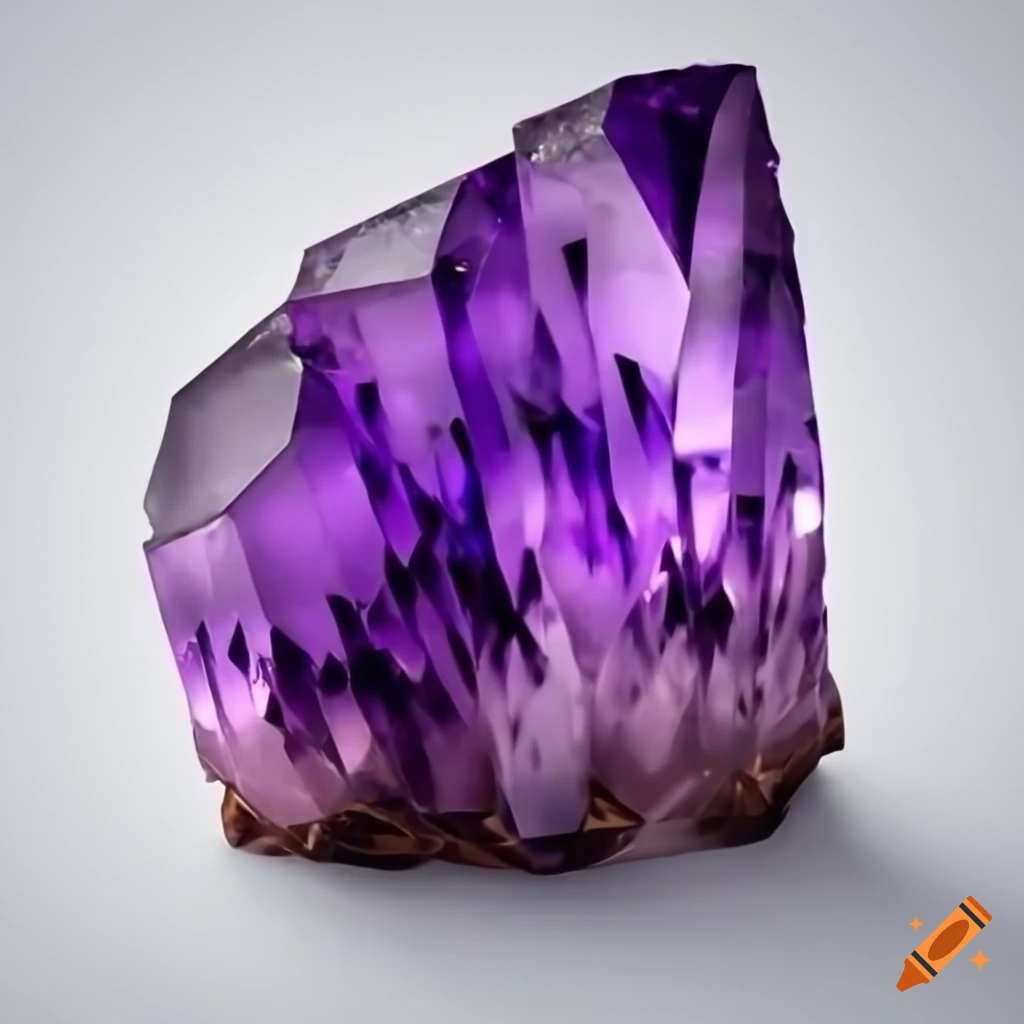 Amethyst gemstone on Craiyon