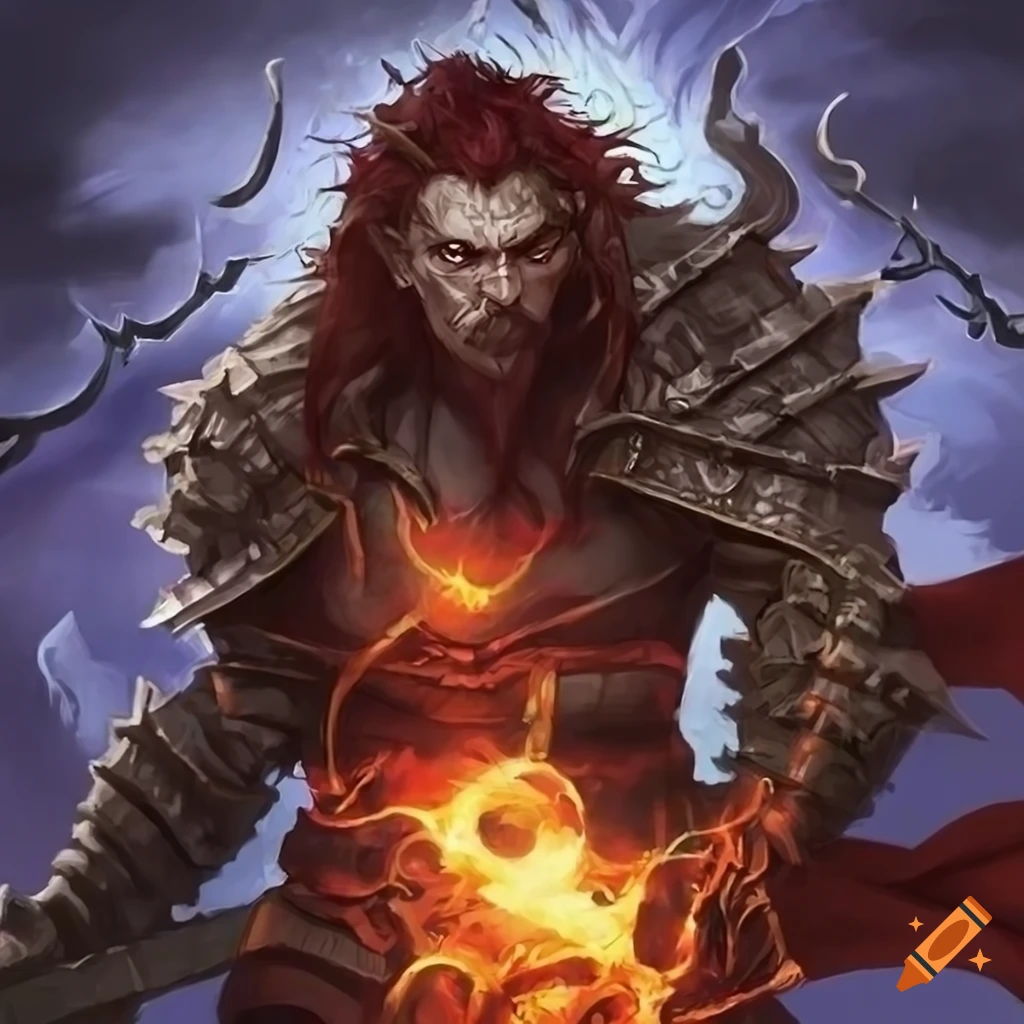 Thran punch of destruction artwork in magic the gathering style on Craiyon