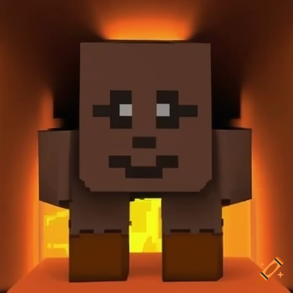 Blocky world adventure game teaser on Craiyon