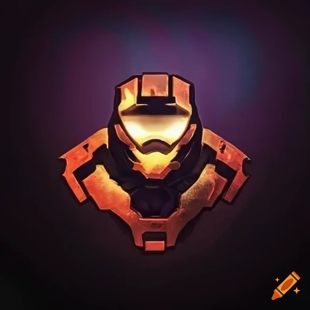 Logo for a Halo team named Slangin Slayers on Craiyon