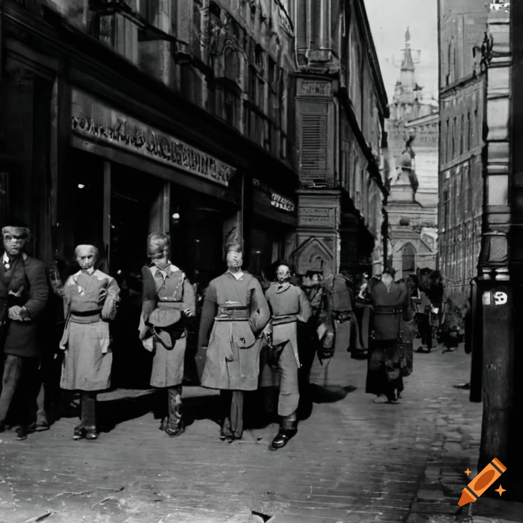 Photograph of Moscow during Nazi occupation on Craiyon