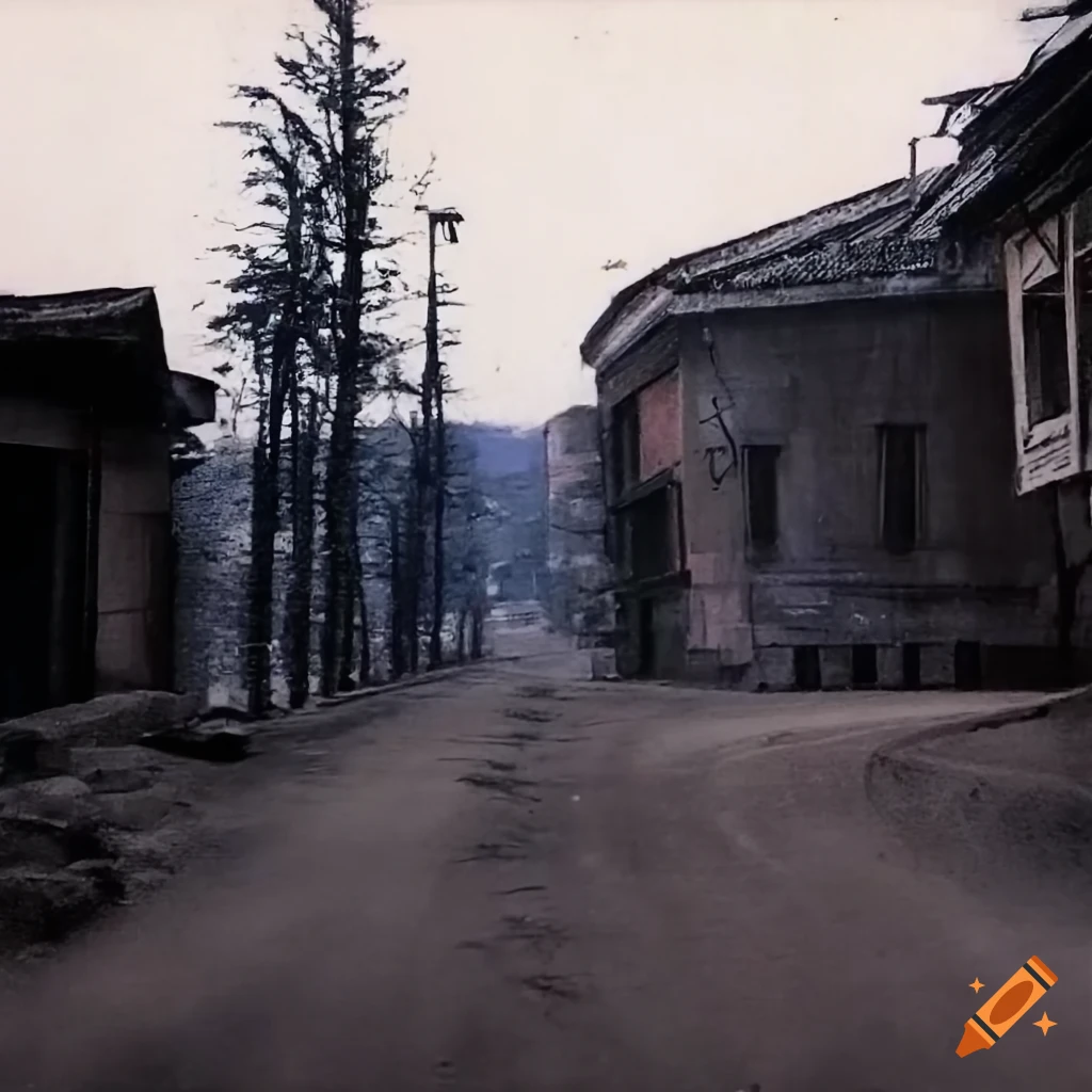 Colorized street view of Yurga, USSR on Craiyon