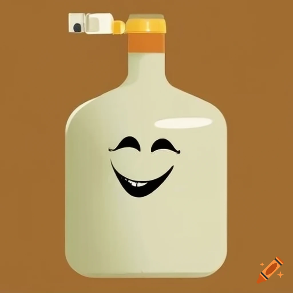 Logo of a smiling gas bottle