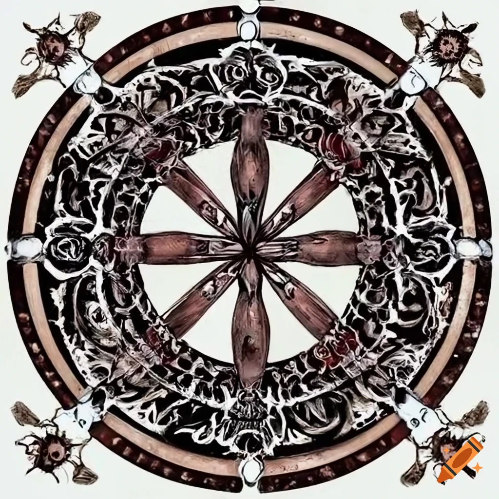 Gothic style crop circle