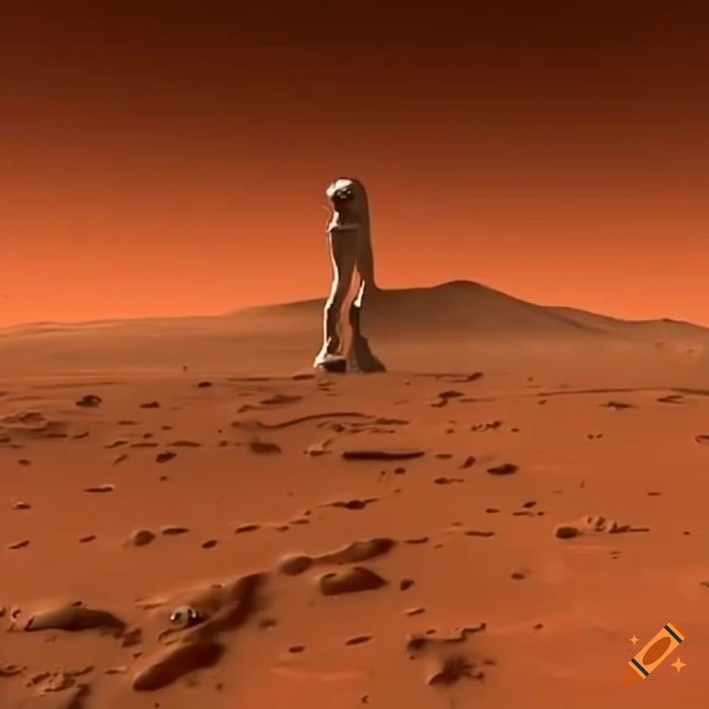 Backside of a foot on mars on Craiyon