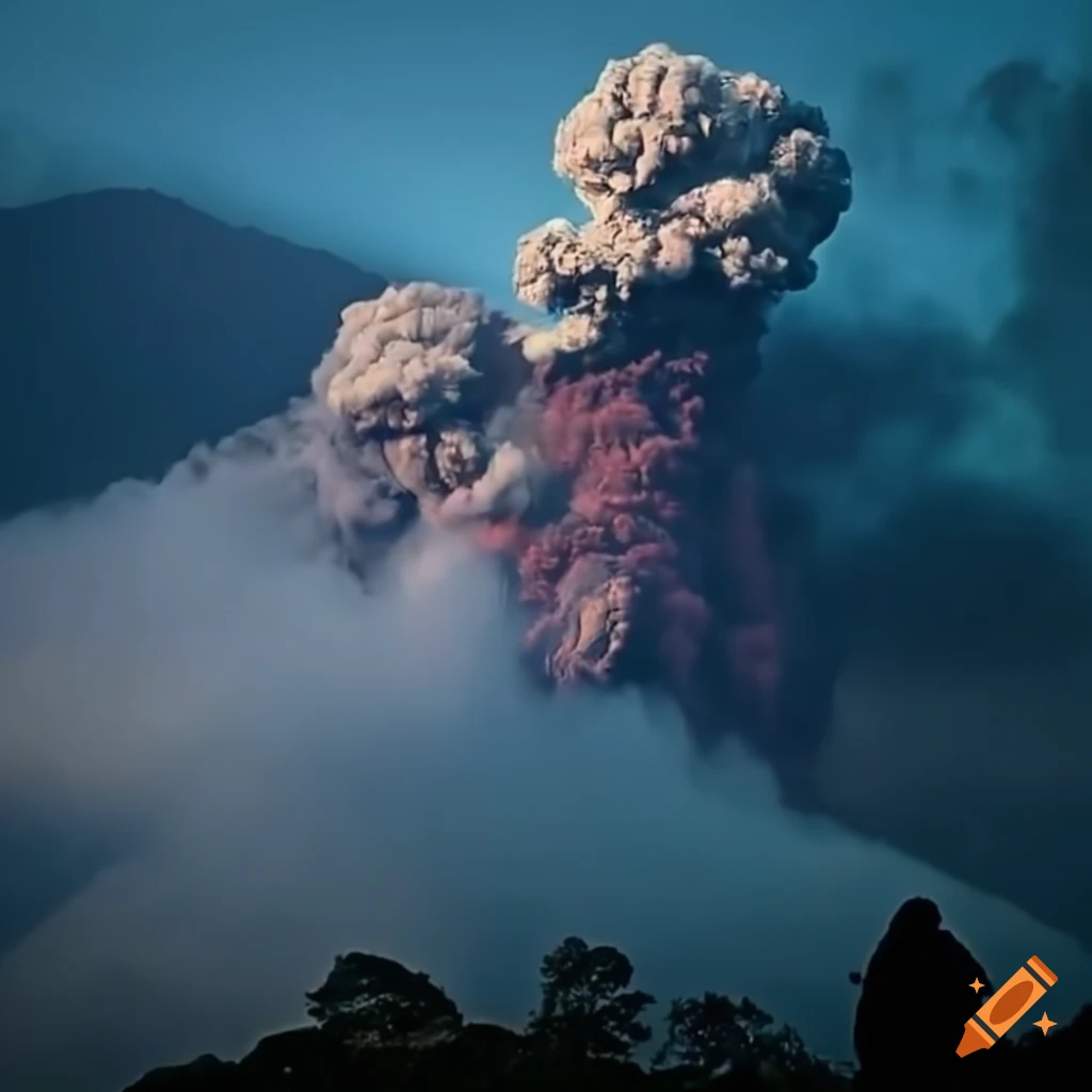 Pompeii engulfed in ash cloud and pumice rain on Craiyon