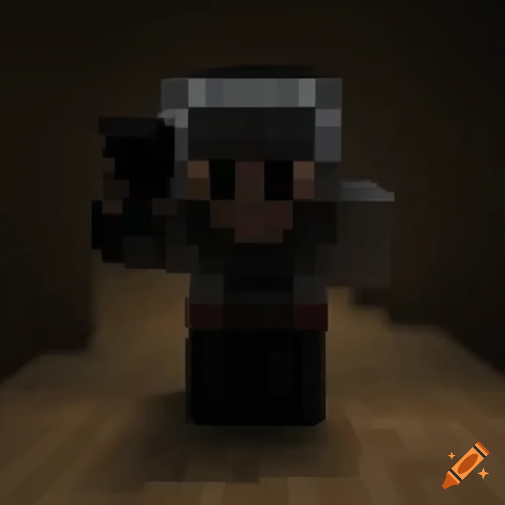 Minecraft style character skin inspired by {yeat} on Craiyon