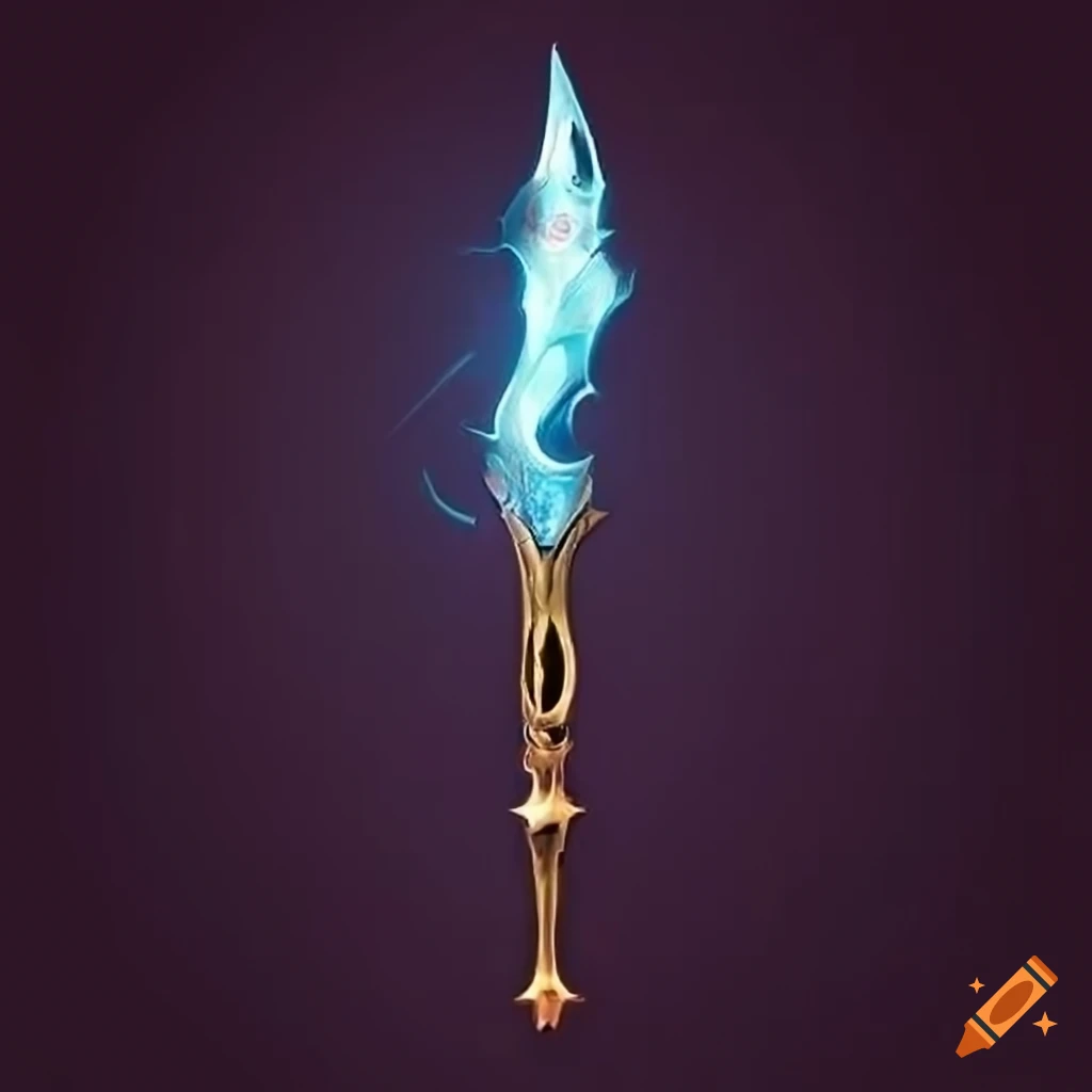 Image of a magic spear on Craiyon