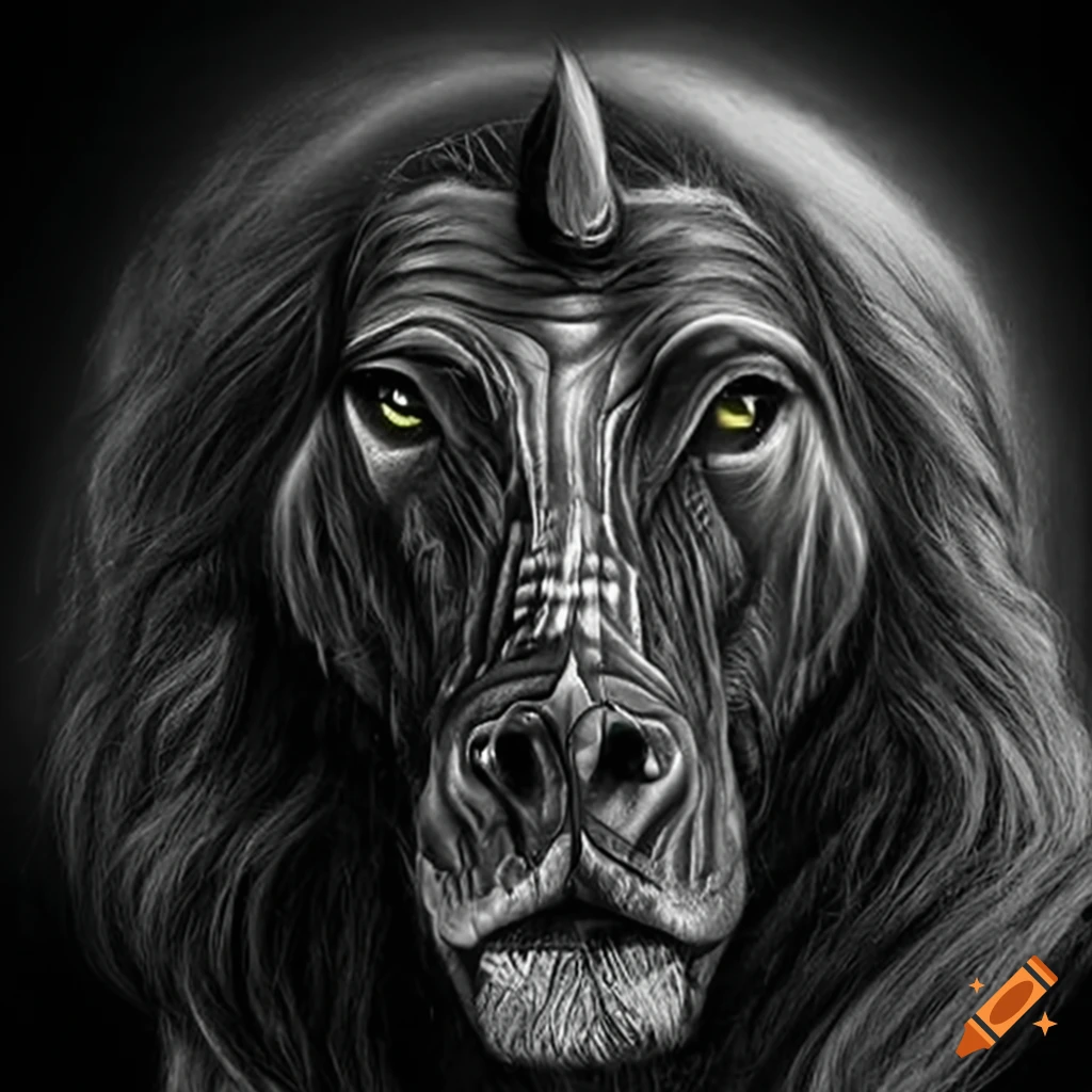 Image of Dillon E.T. as the Horseman of Conquest on Craiyon