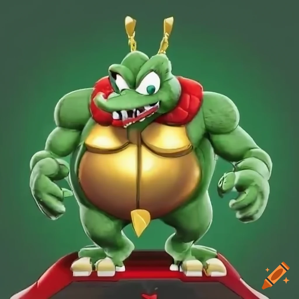 Overweight king k. rool on Craiyon