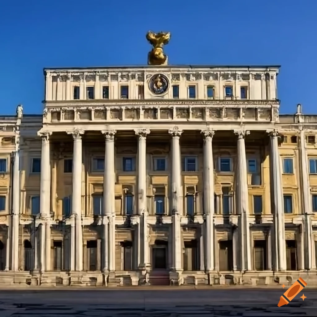 Realistic photo of a grand parliament building on Craiyon