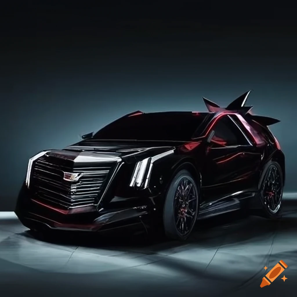 2019 cadillac transformed into the batmobile