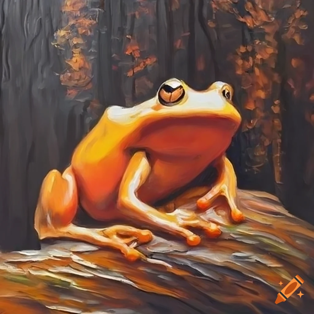 Court jester frog on Craiyon