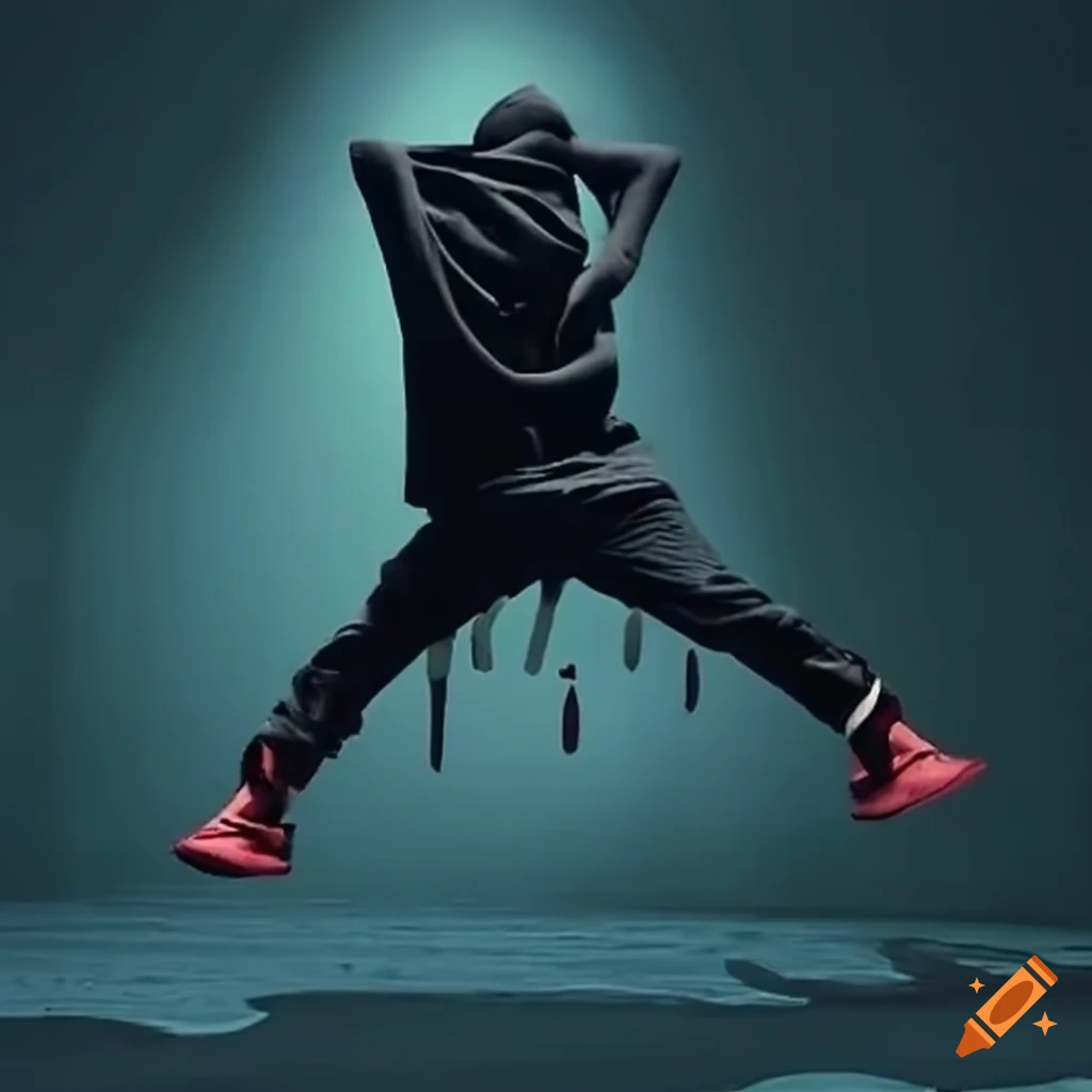 Parkour athlete performing impressive moves