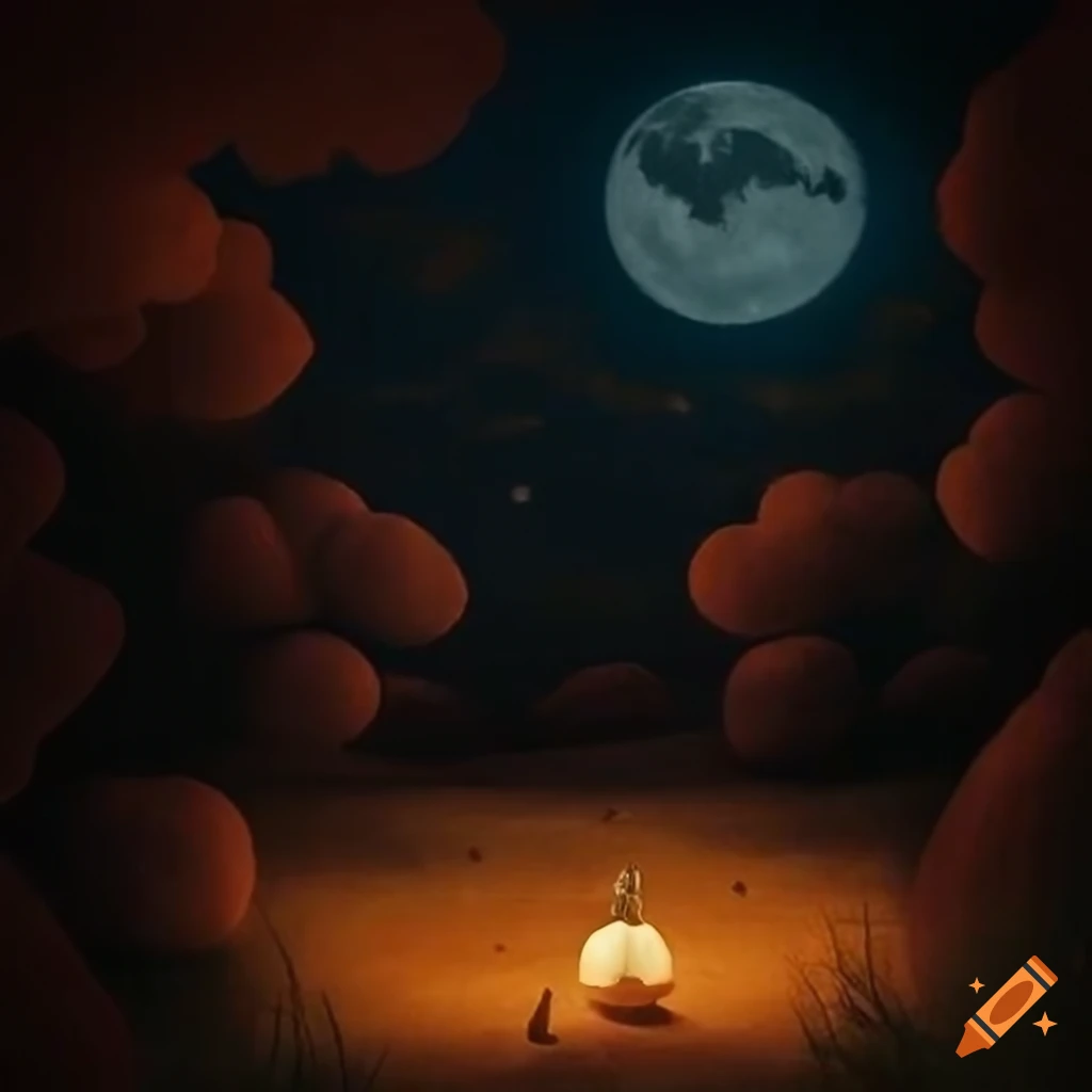 Needle felted olive trees under a dark blue sky in sithonia, greece on ...