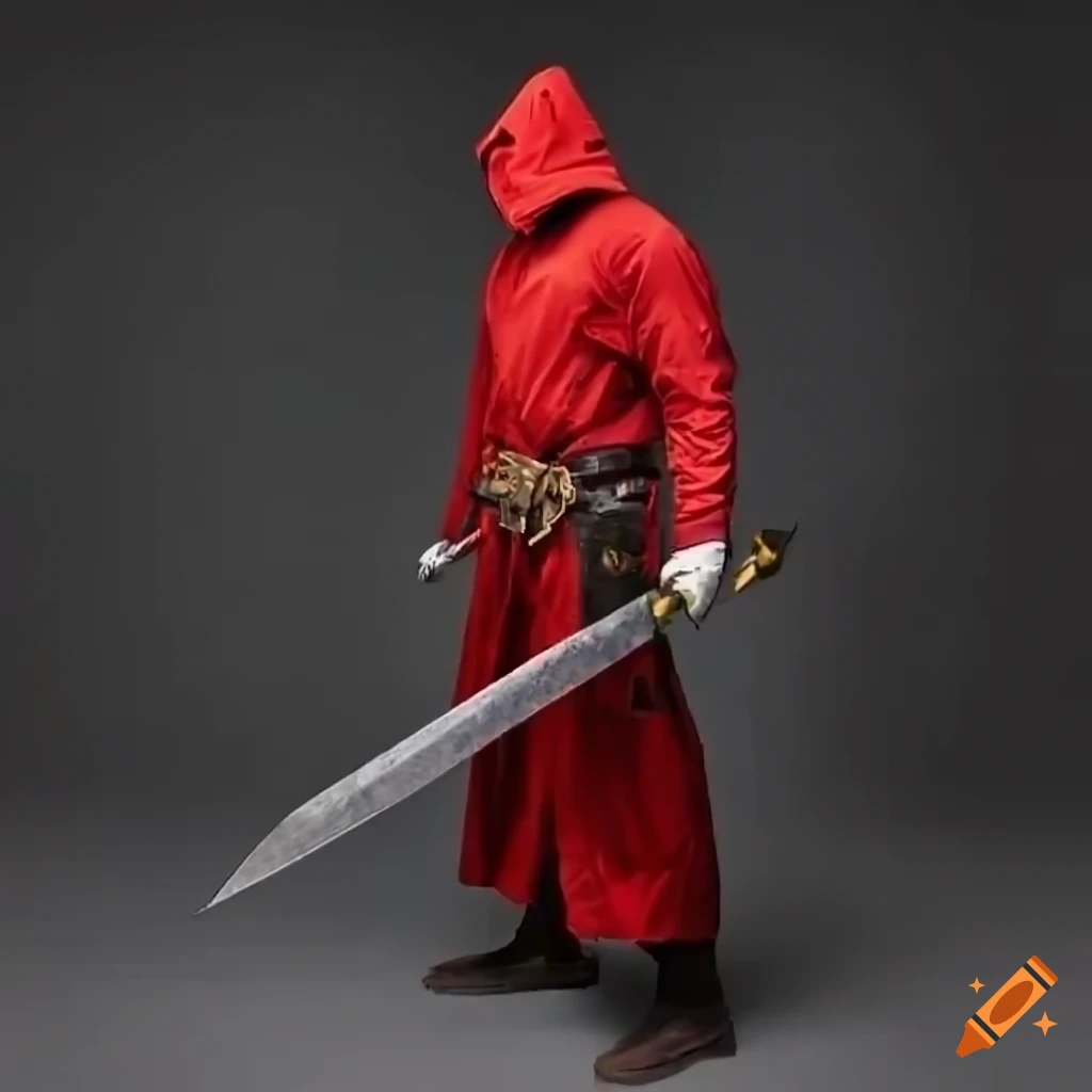 Image of a powerful warrior in a red cloak