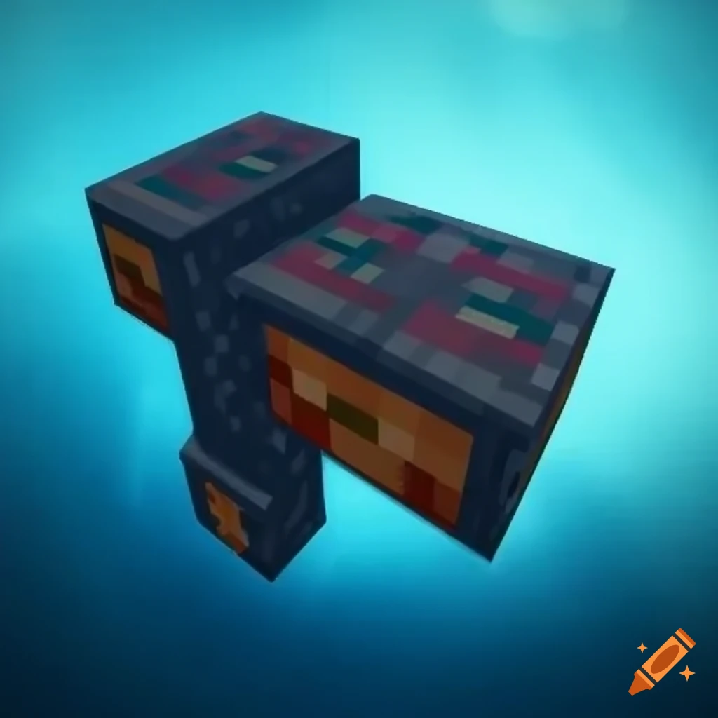 Minecraft platform logo on Craiyon