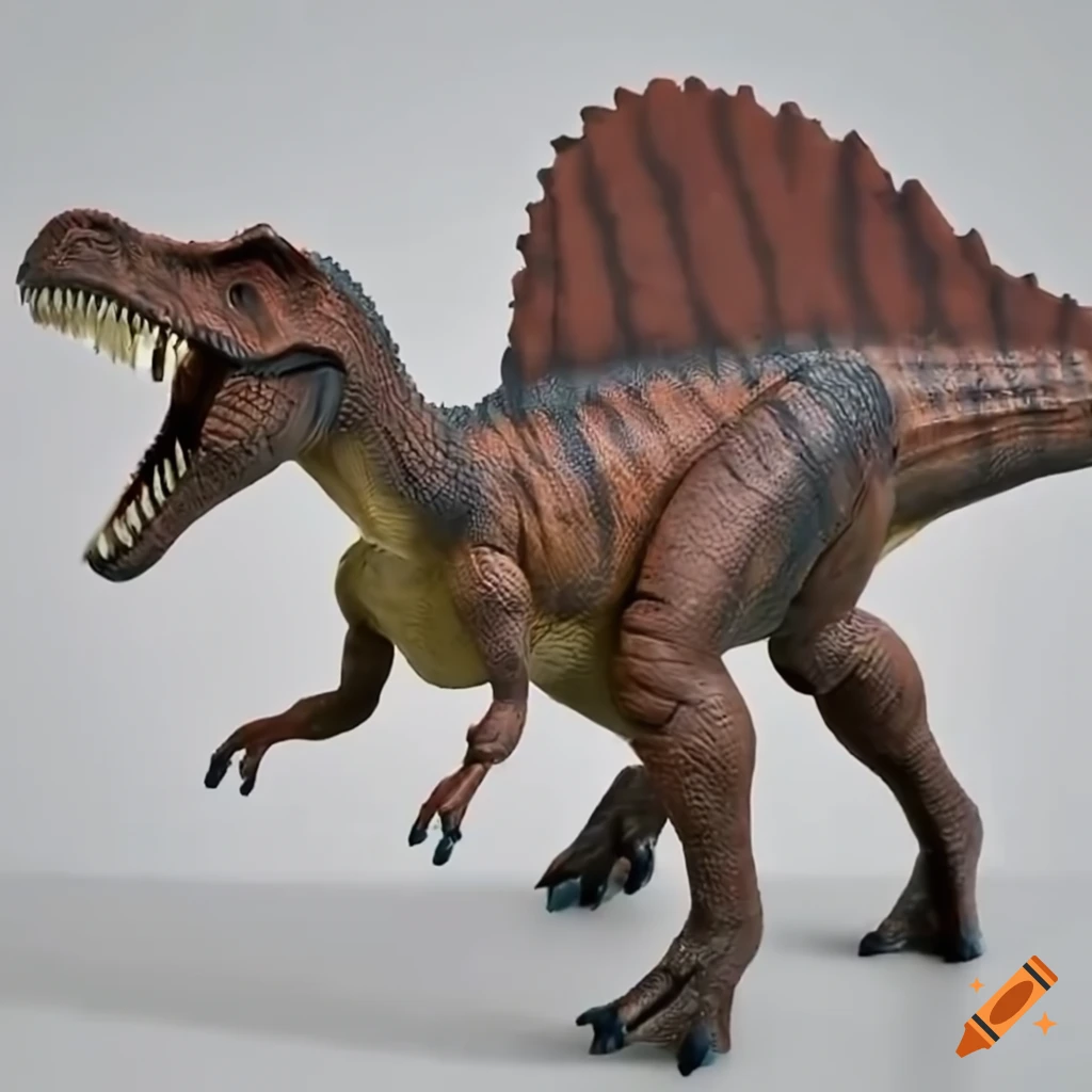 Impressive Spinosaurus roaring on Craiyon