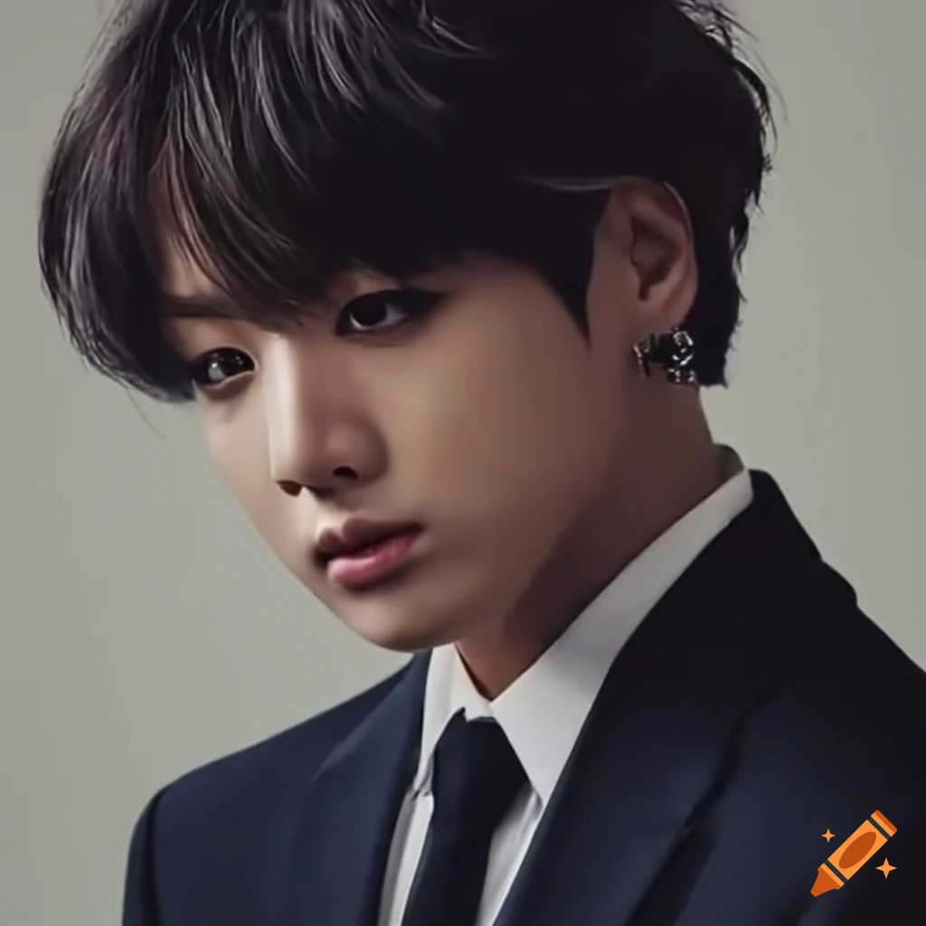 Park jimin bts in a police uniform on Craiyon