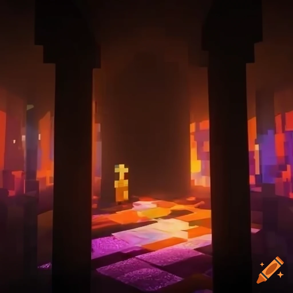 Modded minecraft universes on Craiyon