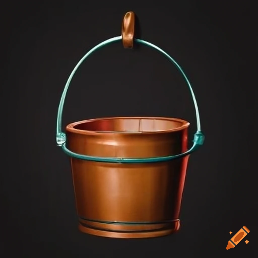 Bucket with handle on Craiyon
