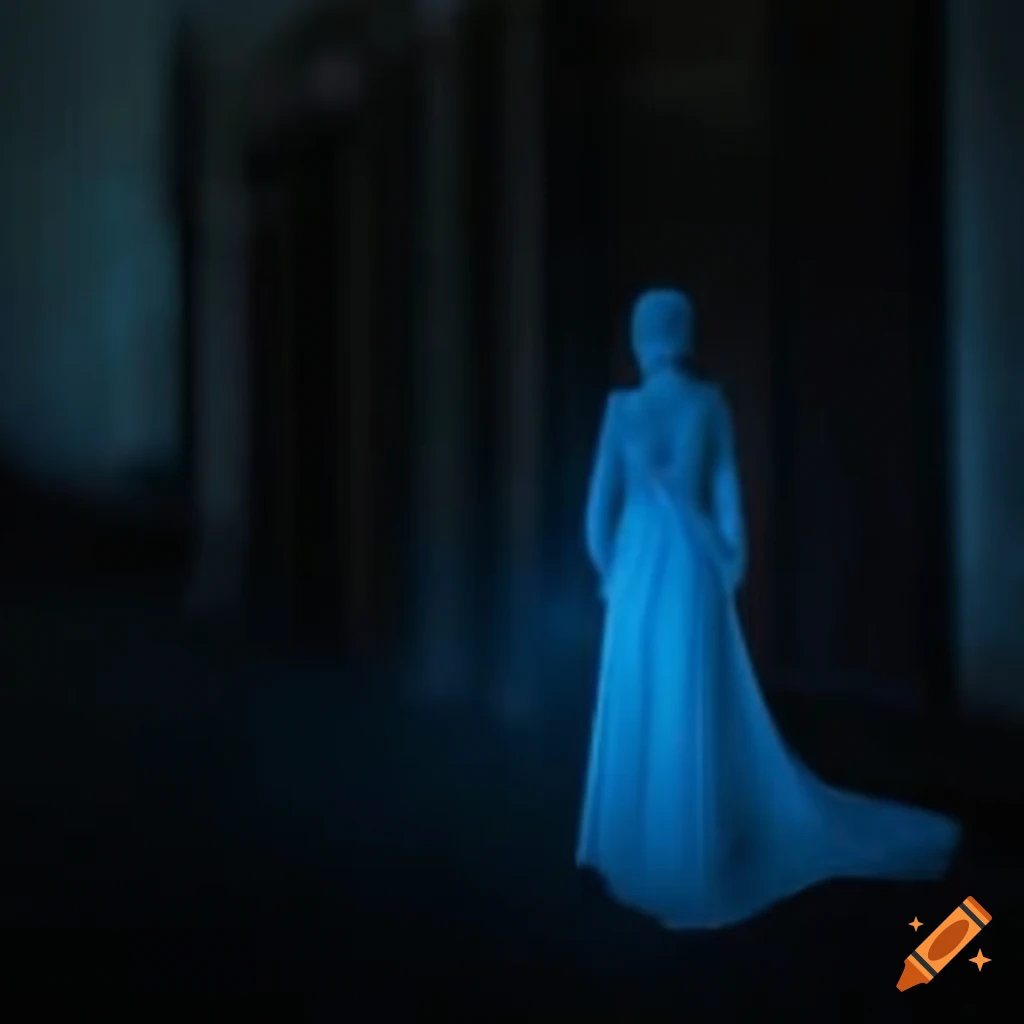 Illustration of a battle between robots and ghosts