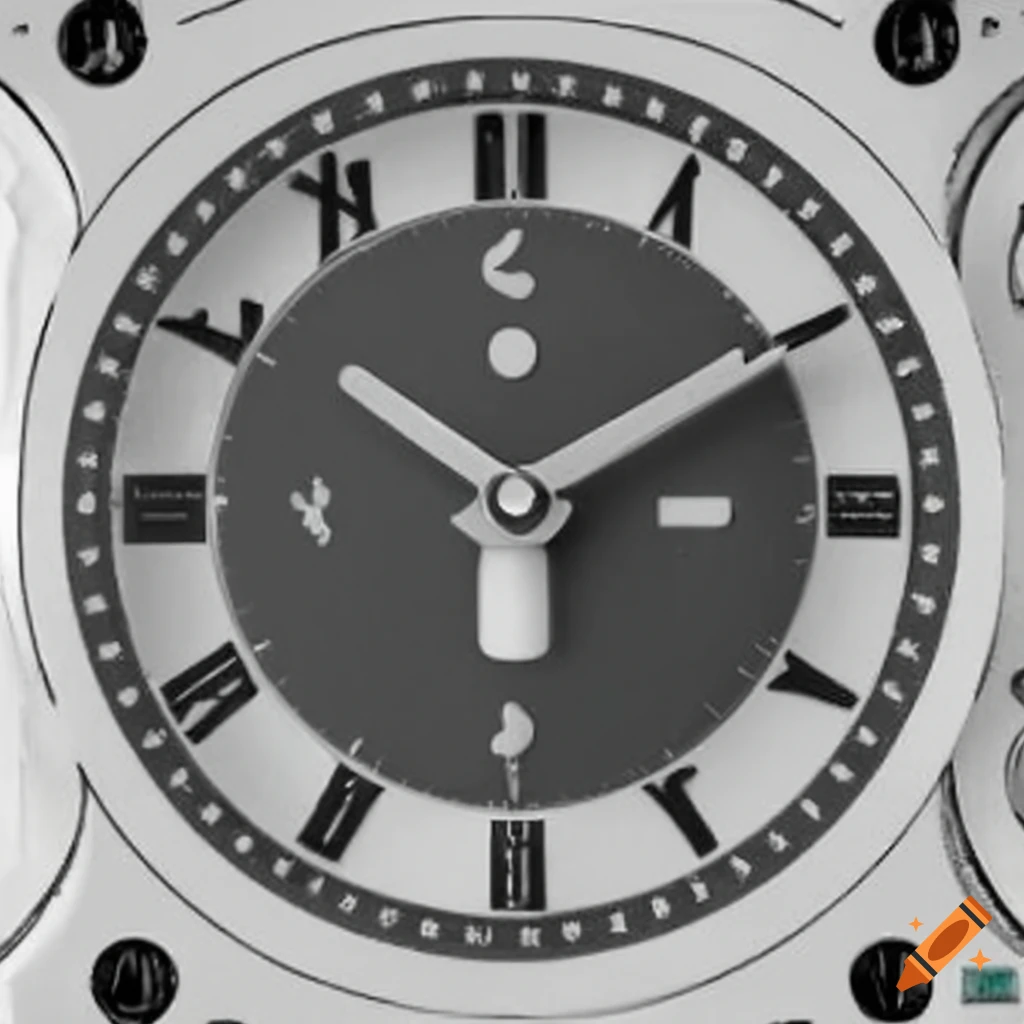 Conceptual image of a clock representing time management