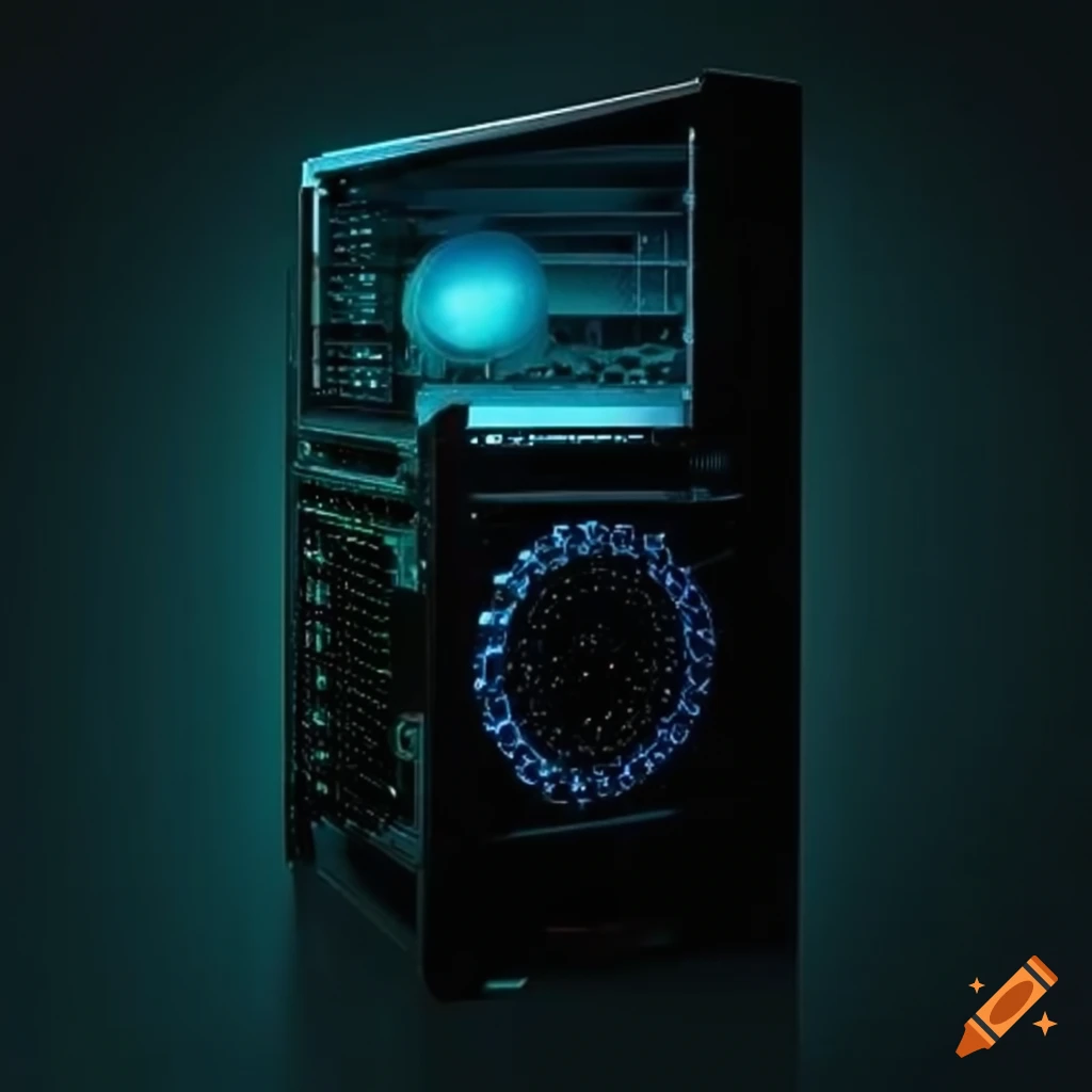 Conceptual illustration of server selection on Craiyon