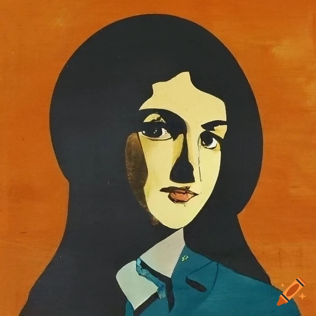 Max ernst style portrait of a young woman on Craiyon