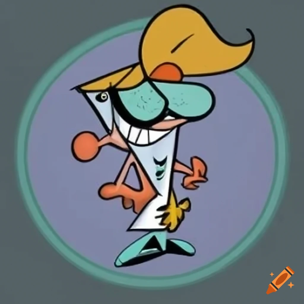 Dexter's laboratory cartoon image on Craiyon