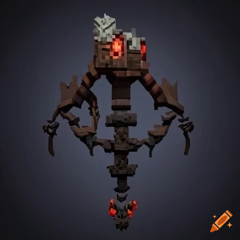 3d concept art of a gothic stylized keygen ritual gun mage character