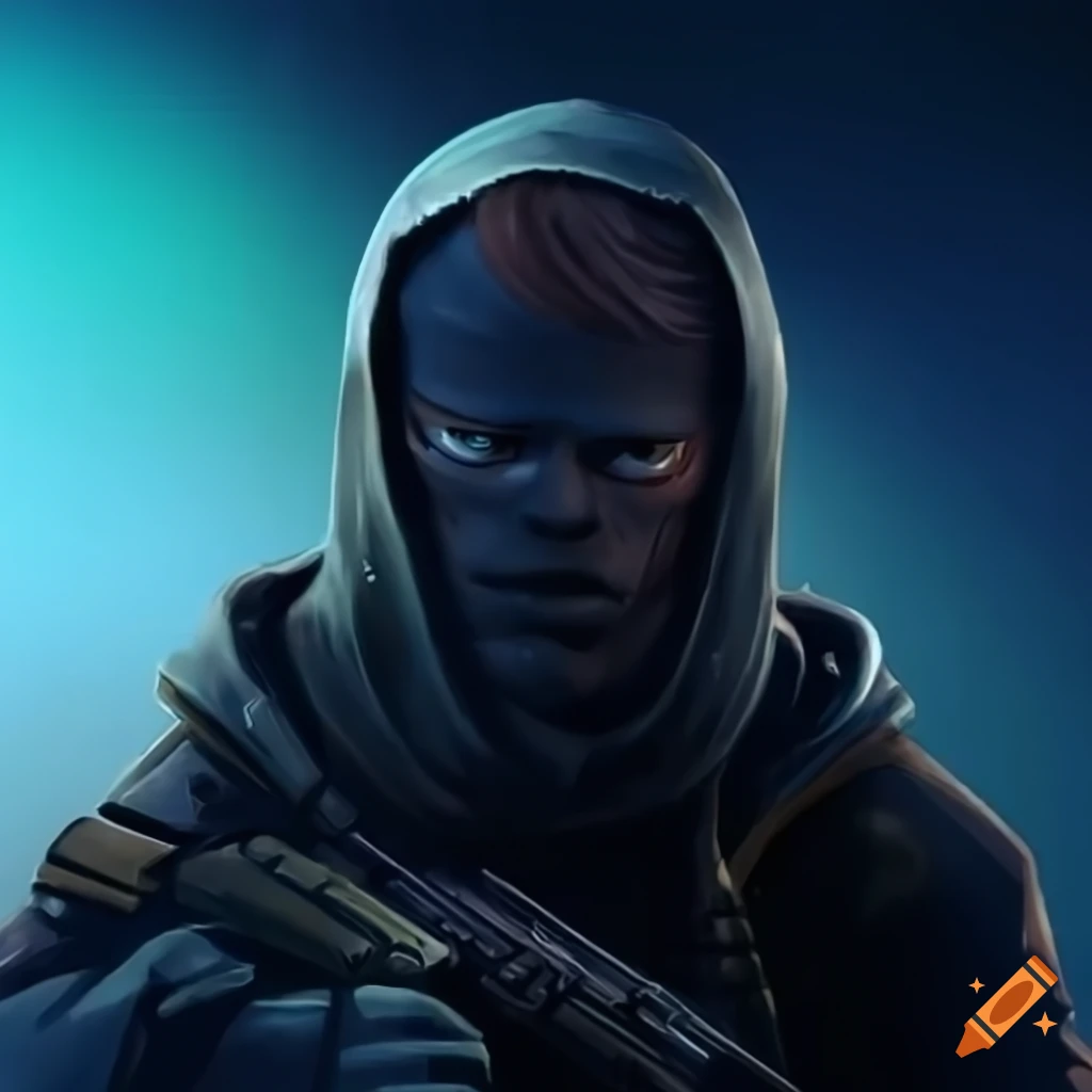 Illustration of a vault-tec security guard named christmas jones on Craiyon