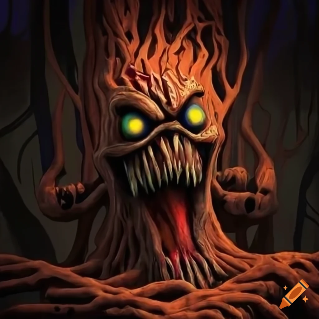 Giant worm monster with sharp teeth on Craiyon