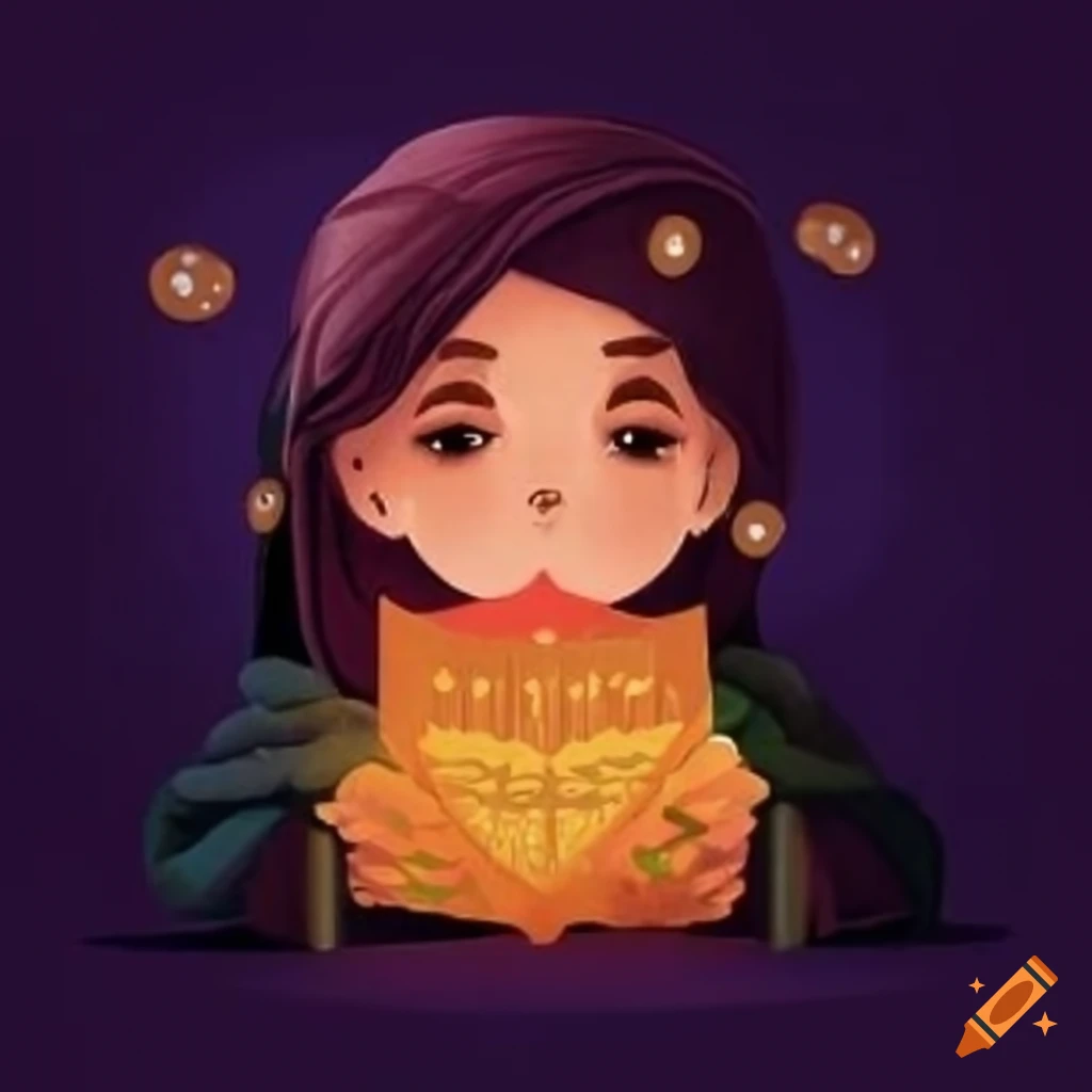 Calligraphic illustration of the Shahada on Craiyon