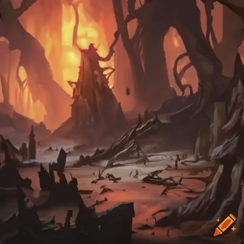 Mtg card: blighted battlefield