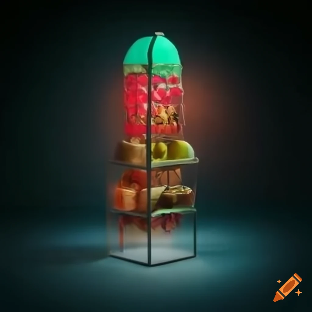 Creative product displays on Craiyon