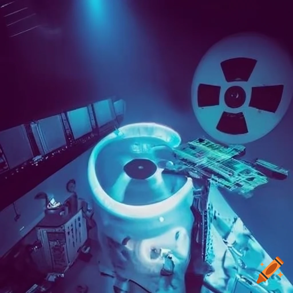 Radiation techno music concept on Craiyon