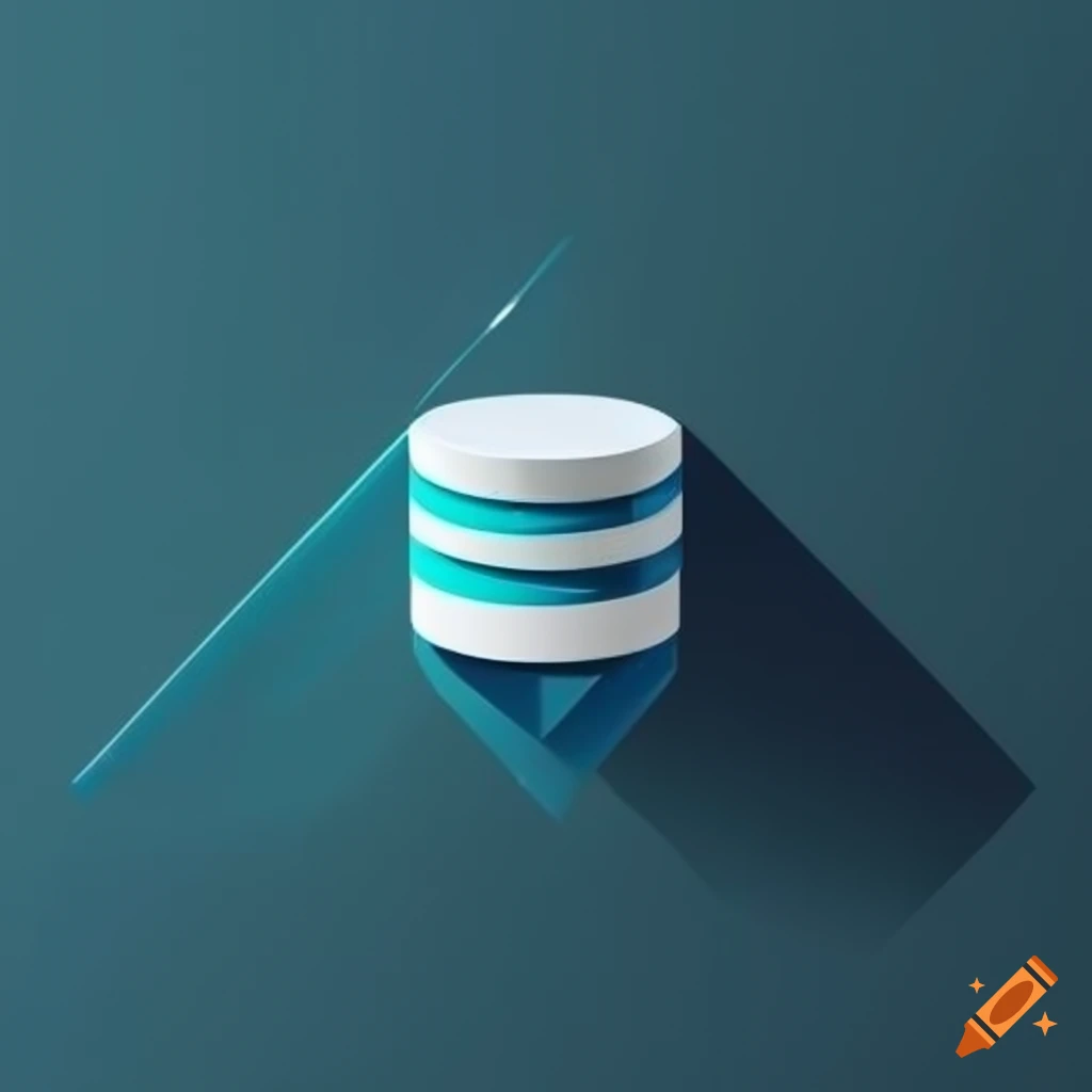 Modern and sleek logo for a mongo database administrator on Craiyon